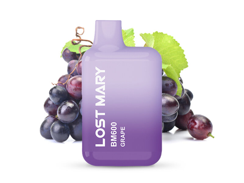 Lost Mary BM600 "Grape" (Traube) E-Shisha - 20mg - ca. 600 Züge, 3,40